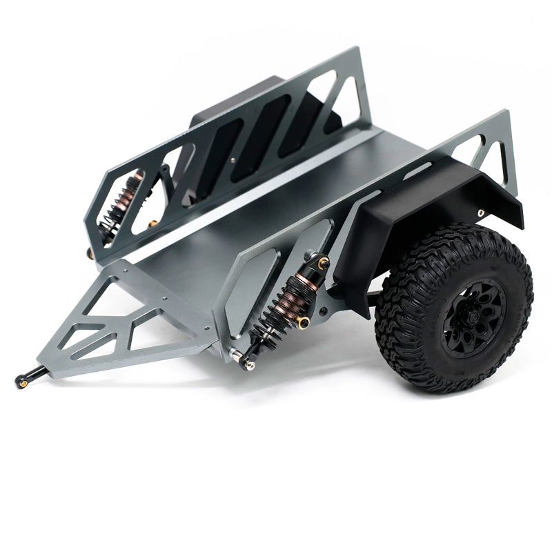 1/10 CNC trailer D90 SCX10 trx4 small metal trailer bucket– LX Shock