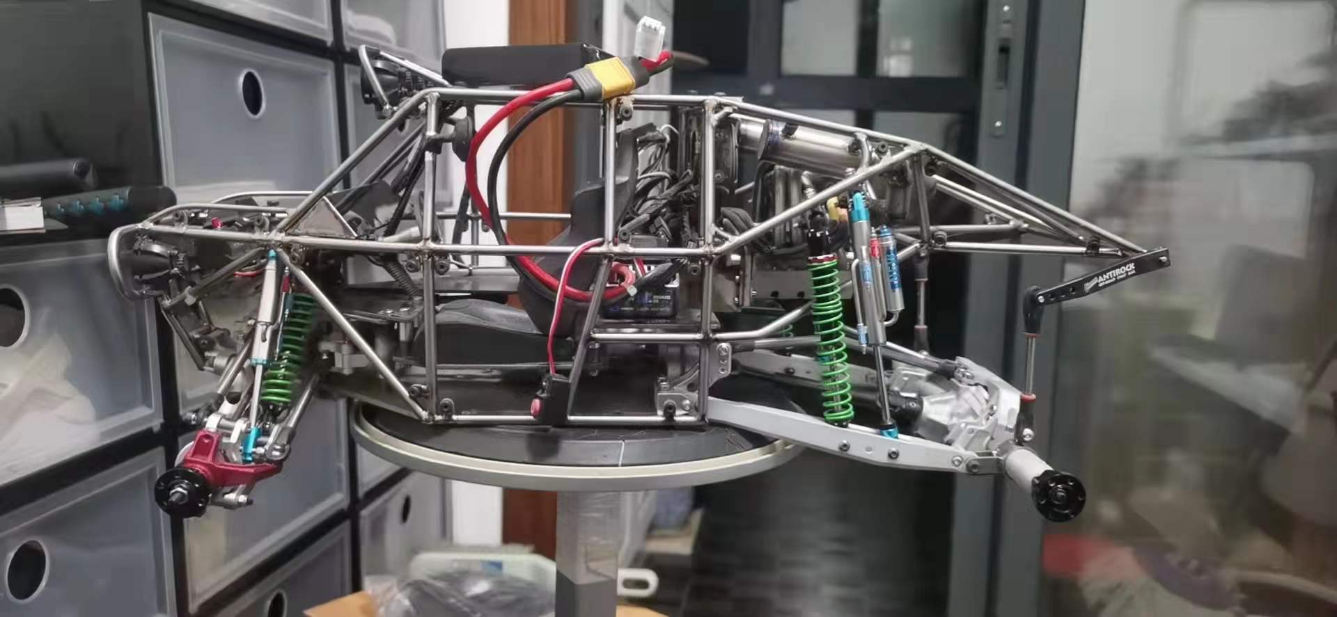 Dragon Slayer Titanium alloy cage custom yeti chassis production– LX Shock
