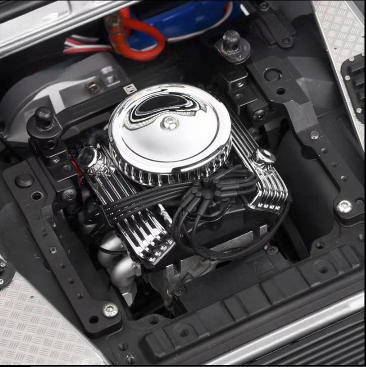 V8 simulation engine fan radiator F82 motor fan hood GAX0142A– LX Shock