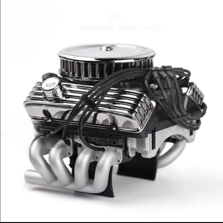 V8 simulation engine fan radiator F82 motor fan hood GAX0142A– LX Shock