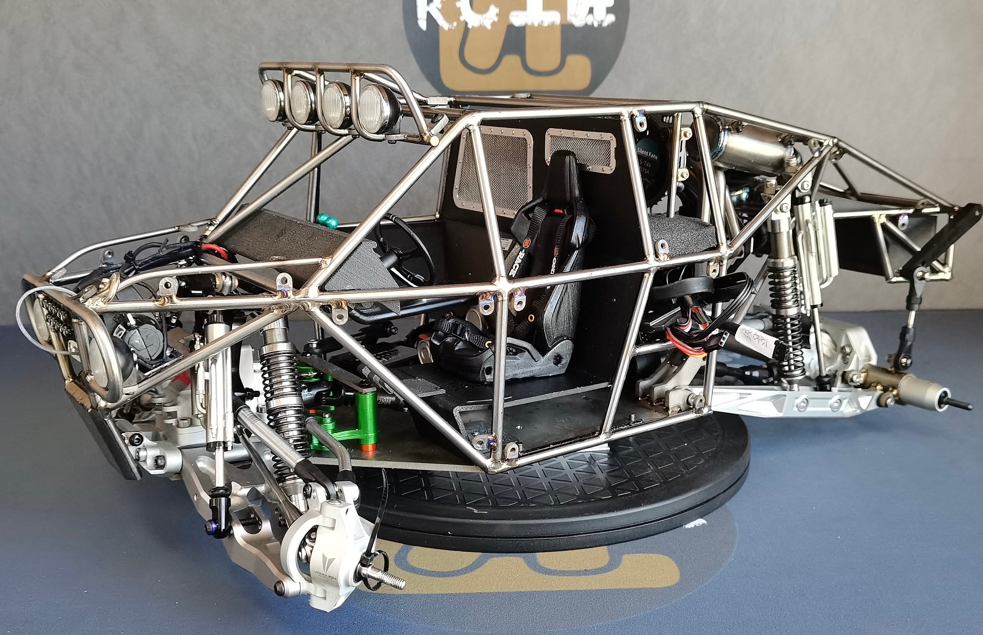 Dragon Slayer Titanium alloy cage custom yeti chassis production– LX Shock