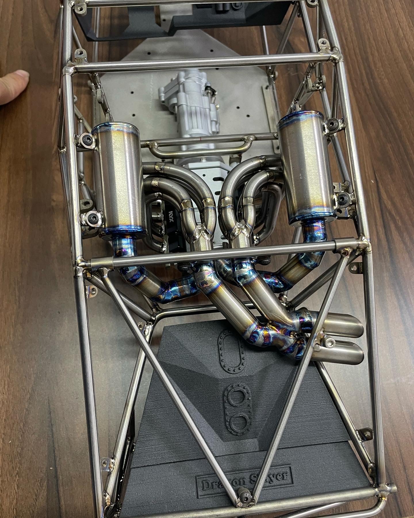 Dragon Slayer Titanium alloy cage custom yeti chassis production– LX Shock